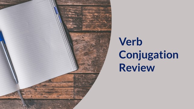 Verb Conjugation Review 2 1
