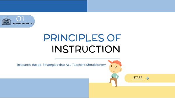 Principles of Instruction