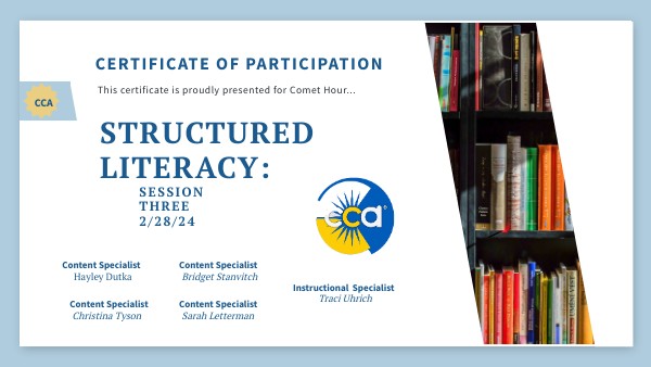 Structured Literacy Comet Hours-3 | Genially