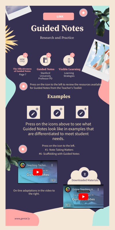 Guided Notes | Genially