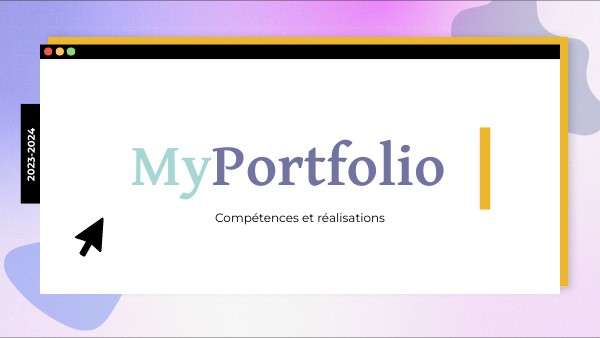 Portfolio design numérique | Genially