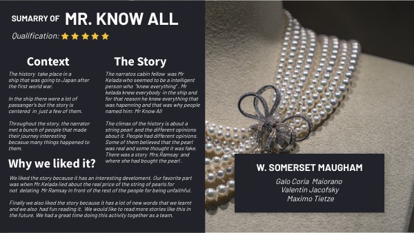 Sumarry of MR Know all