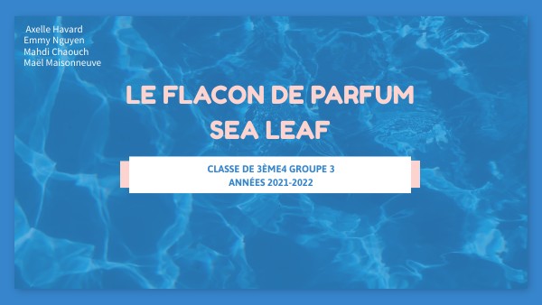 Oral De Dnb Blanc EPI Parfum