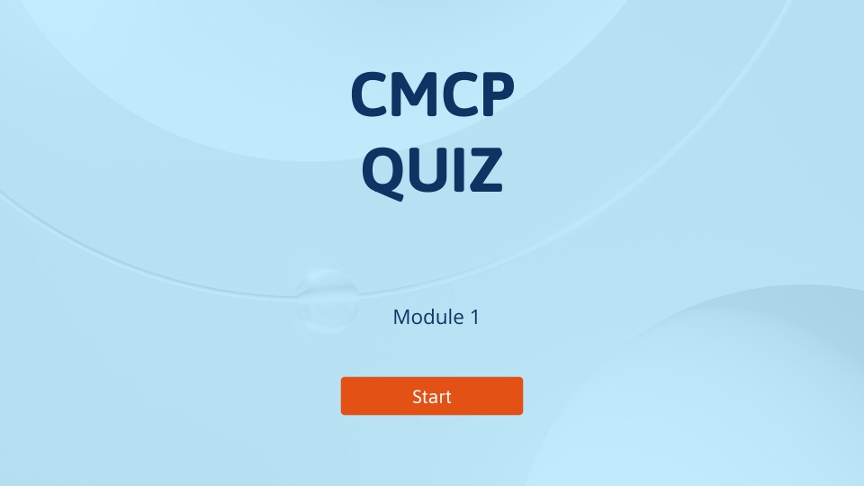 CMCP Quiz - Module 2 | Genially