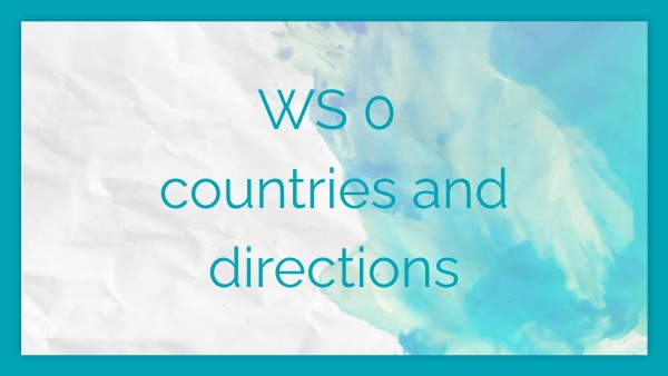 countries and directions