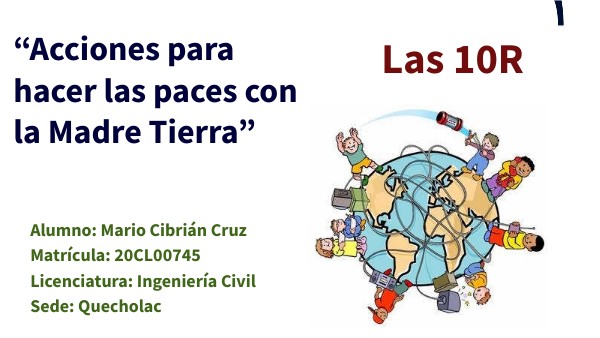 HACER LAS PACES CON LA MADRE TIERRA | Genially