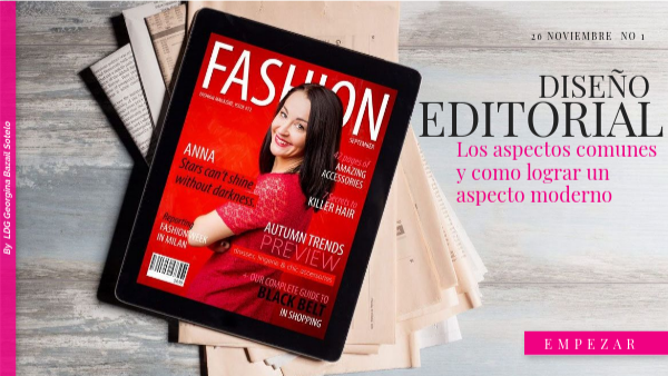 Diseño Editorial Gina Bazail | Genially