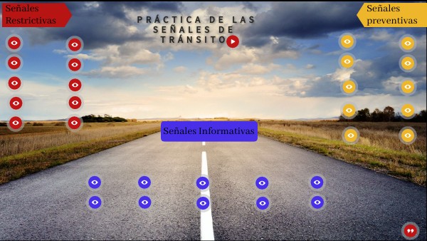 Práctica de las señales de tránsito | Genially