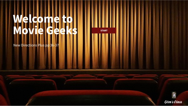 Welcome to Movie Geeks | Genially