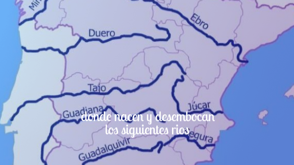 nacimiento y desembocadura de los rios | Genially