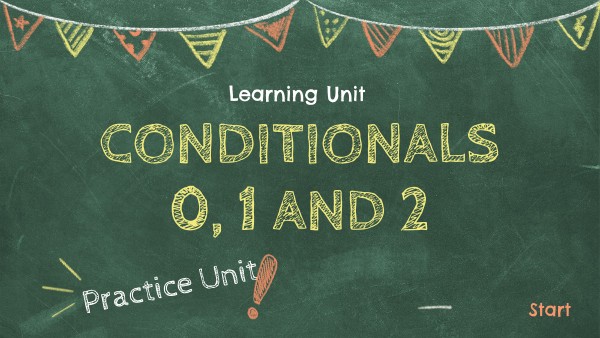 Conditionals 0 1 2 | Genially