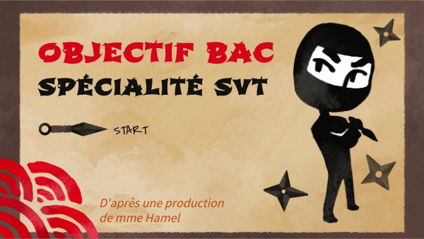 PARTAGE - Spé SVT : Objectif BAC 2024 | Genially