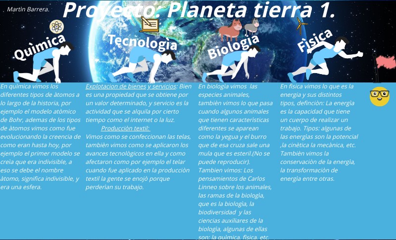 Proyecto: Planeta tierra 1. | Genially
