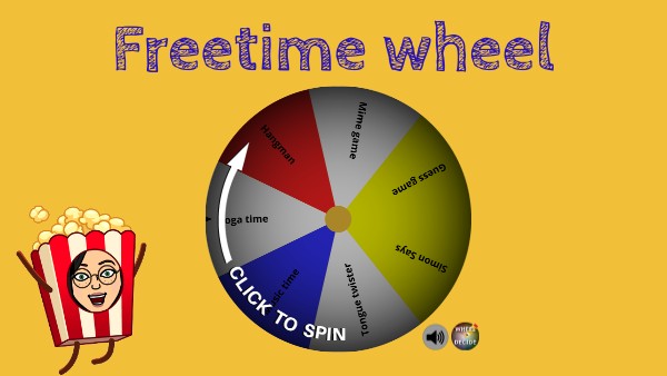 Freetime wheel | Genially