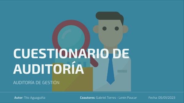 Cuestionario_Auditoría | Genially