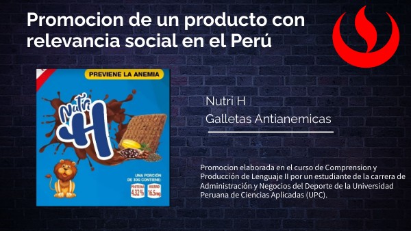 NUTRI H - JORGE CARBAJAL U202021566 | Genially