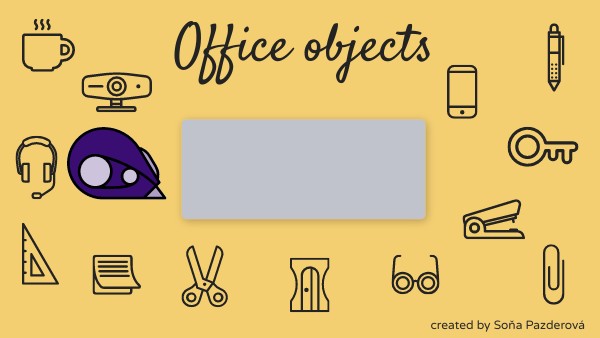 Office objects | Genially