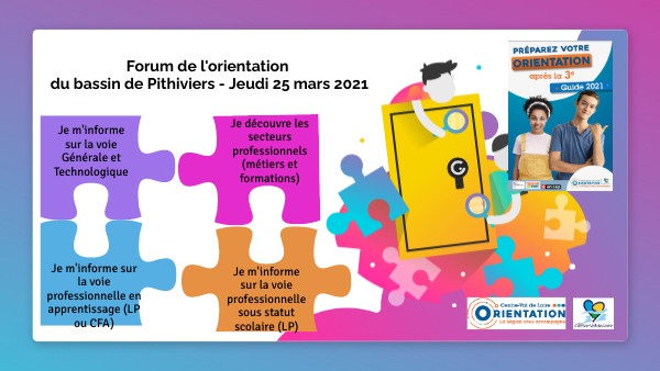 Pithiviers - Forum de l'orientation 2021 | Genially
