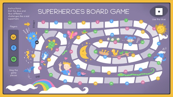superheroes boardgame