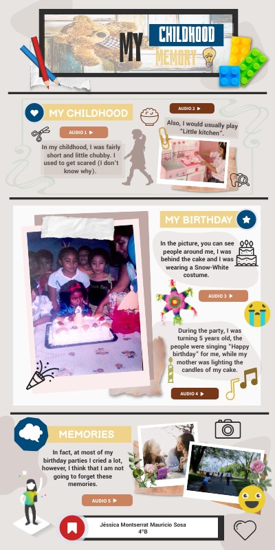 A CHILDHOOD MEMORY | Genially