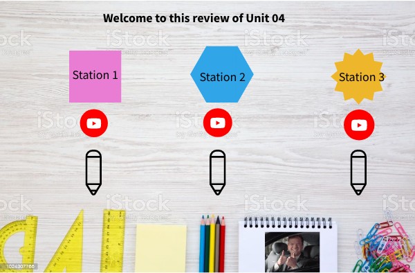 Pre-inter B review Units 04 and 05 | Genially