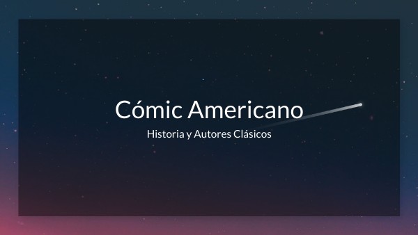 Comic Americano (1910 - 1998)