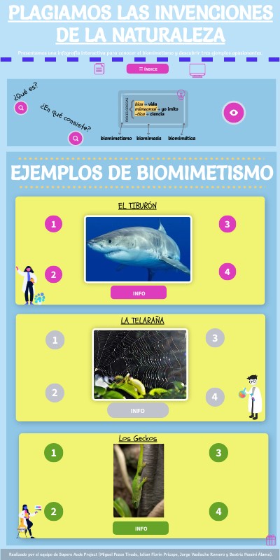 Sapere Aude Project - Infografía sobre el biomimetismo | Genially
