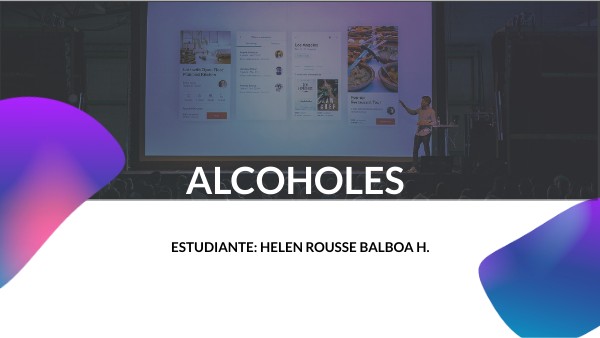 ALCOHOLES