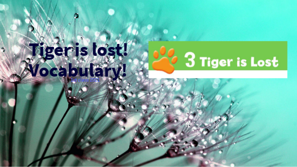 Tiger is lost - song - some families are big | Genially