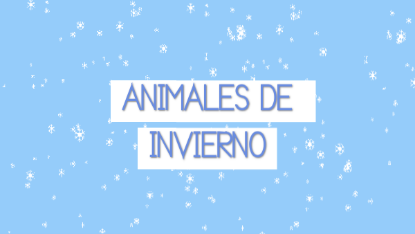 ANIMALES DE INVIERNO