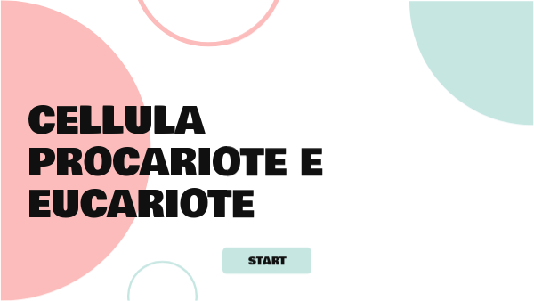 Cellule procariote ed eucariote | Genially