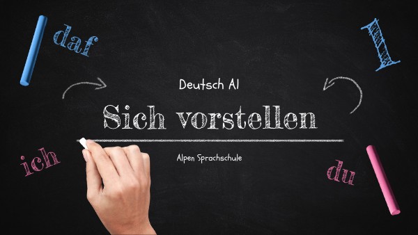 sich vorstellen | Genially