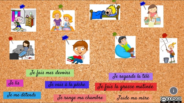 Mon week-end: devoirs | Genially