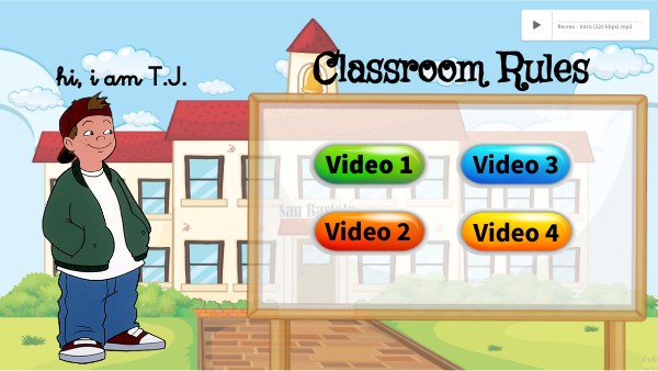 Cycle 2 Classroom rules Videos | Genially
