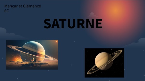Saturne | Genially