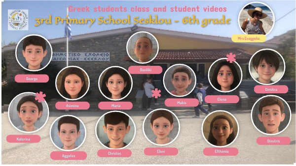 Sixth grade of Sesklo School 2023, Etwinning Project