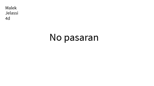 Abécédaire (No pasaran) | Genially