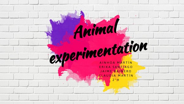 ANIMAL EXPERIMENTATION
