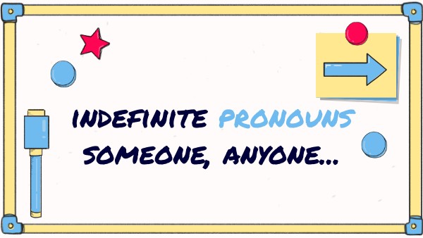 SOMEONE ANYONE... 1ESO | Genially