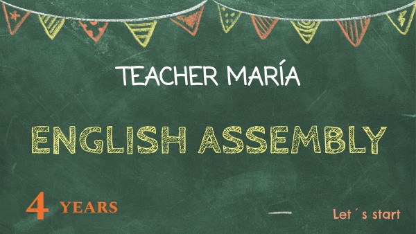 English Assembly 4 years | Genially