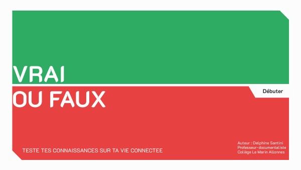 Droits et devoirs sur Internet | Genially