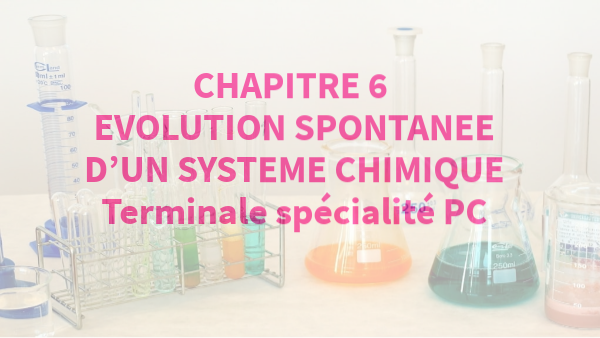 Chapitre 6 évolution spontanée d'un système chimique | Genially