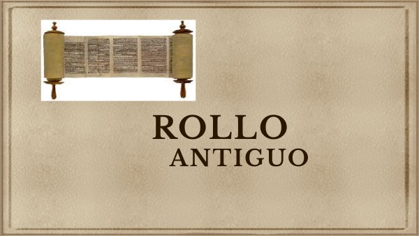 CONSTRUIR UN ROLLO