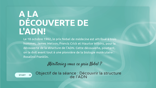 La structure de l'ADN | Genially