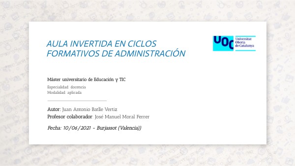 TFM DOCENCIA APLICADO borrador | Genially