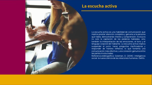 Escucha activa | Genially