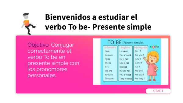 QUIZ - verbo Tobe- | Genially