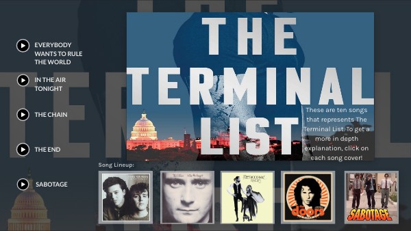The Terminal List Playlist | Genially
