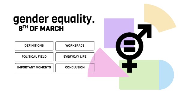 Gender equality. | Genially