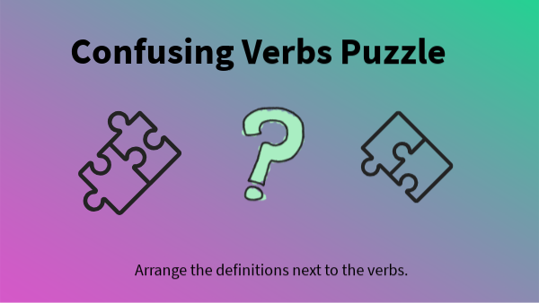 Confusing Verbs | Genially